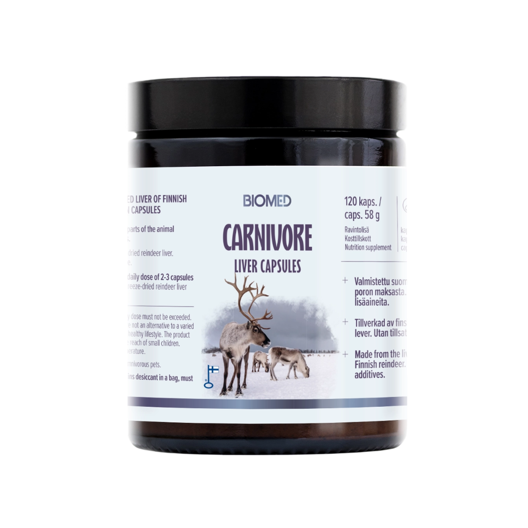 Carnivore Liver Capsules (maksakapseli), 120 kaps.| Biomed