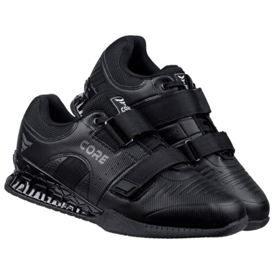 Core Weightlifting Shoes Force musta nostokengät