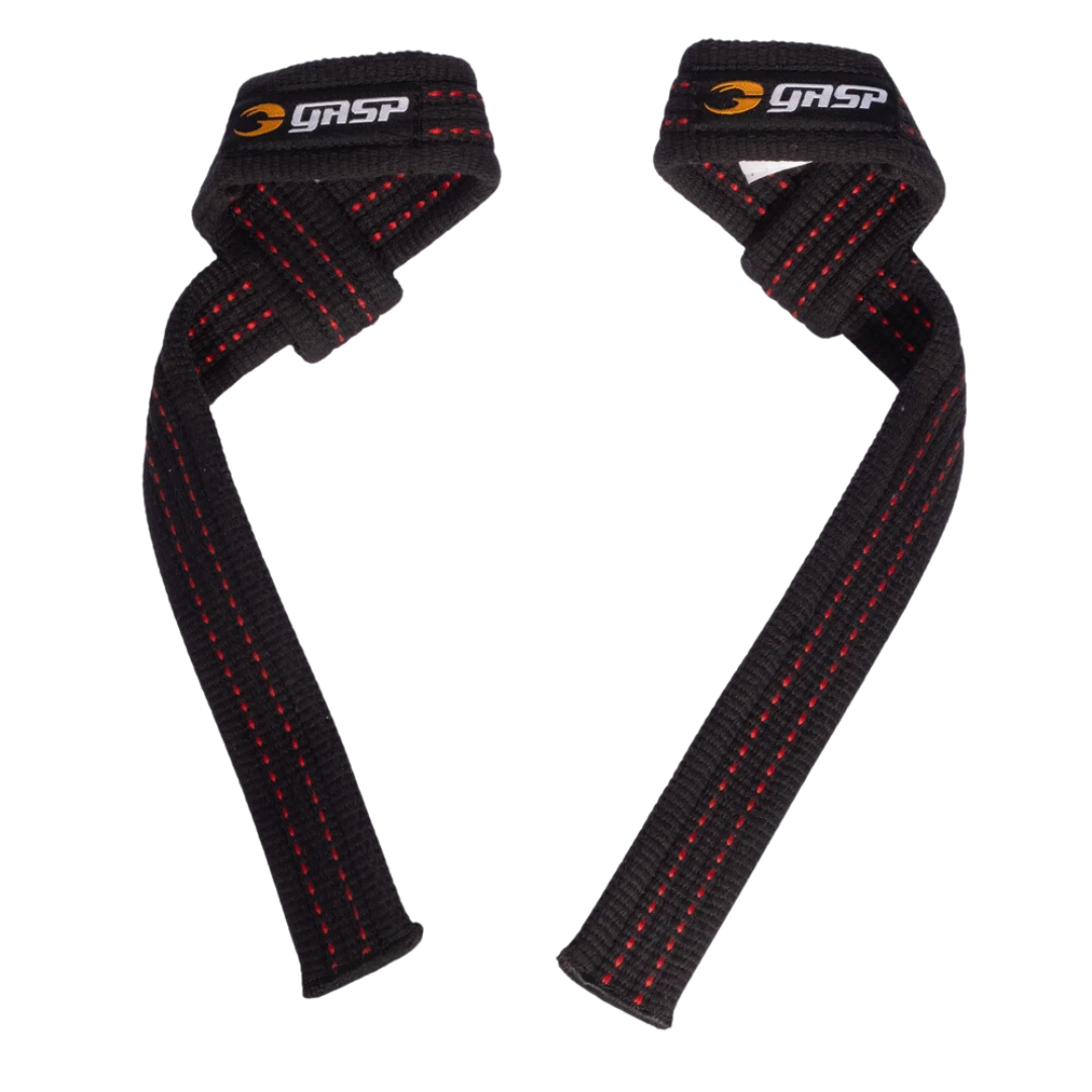 Lifting Straps, Black/RED | GASP