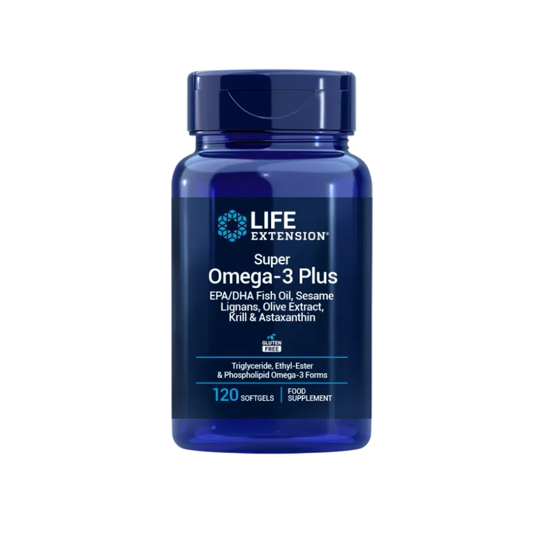 Life Extension Super Omega-3 Plus, omega-3 kapselit